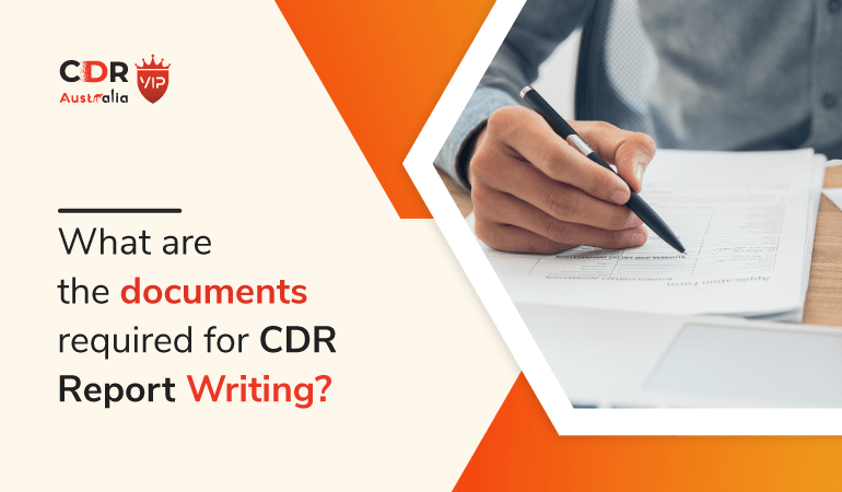 What are the documents required for CDR Report Writing?